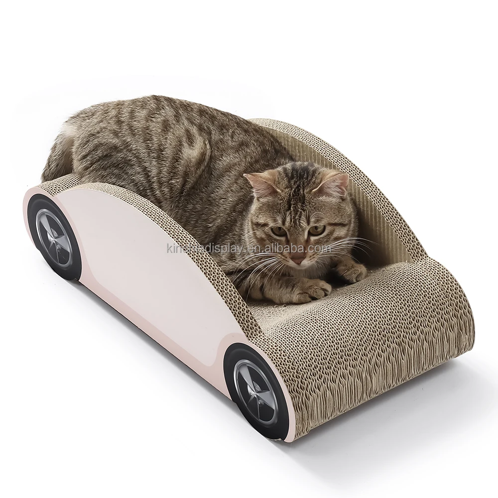 2024 Custom Luxury Scratcher Cat Beetle Small Sedan Shape Pet Lounge ...