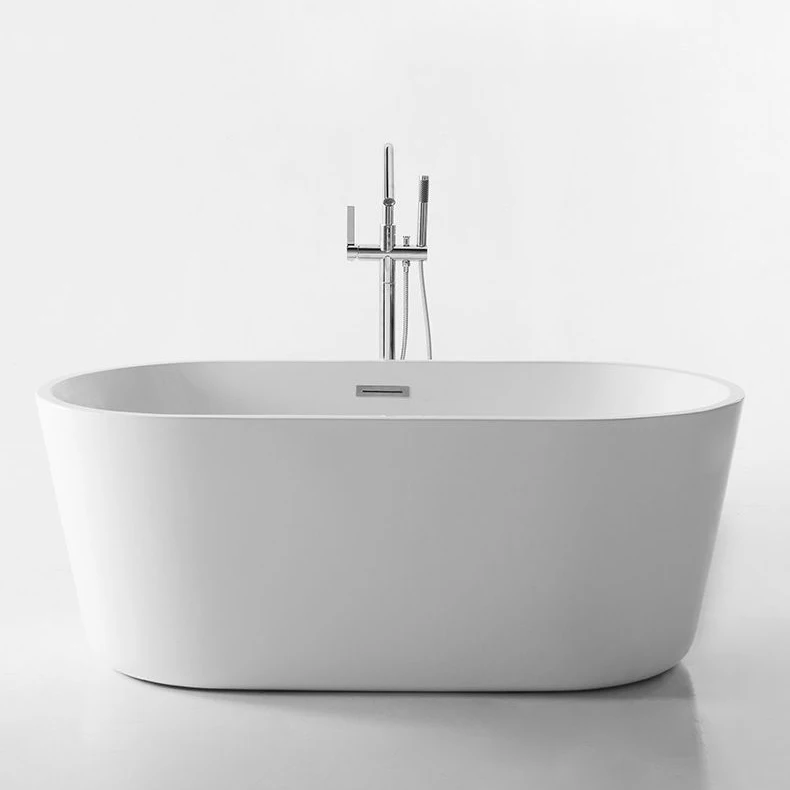 1200mm One Piece White Bath Tub Whirlpool - Freestanding Acrylic Bathtubs