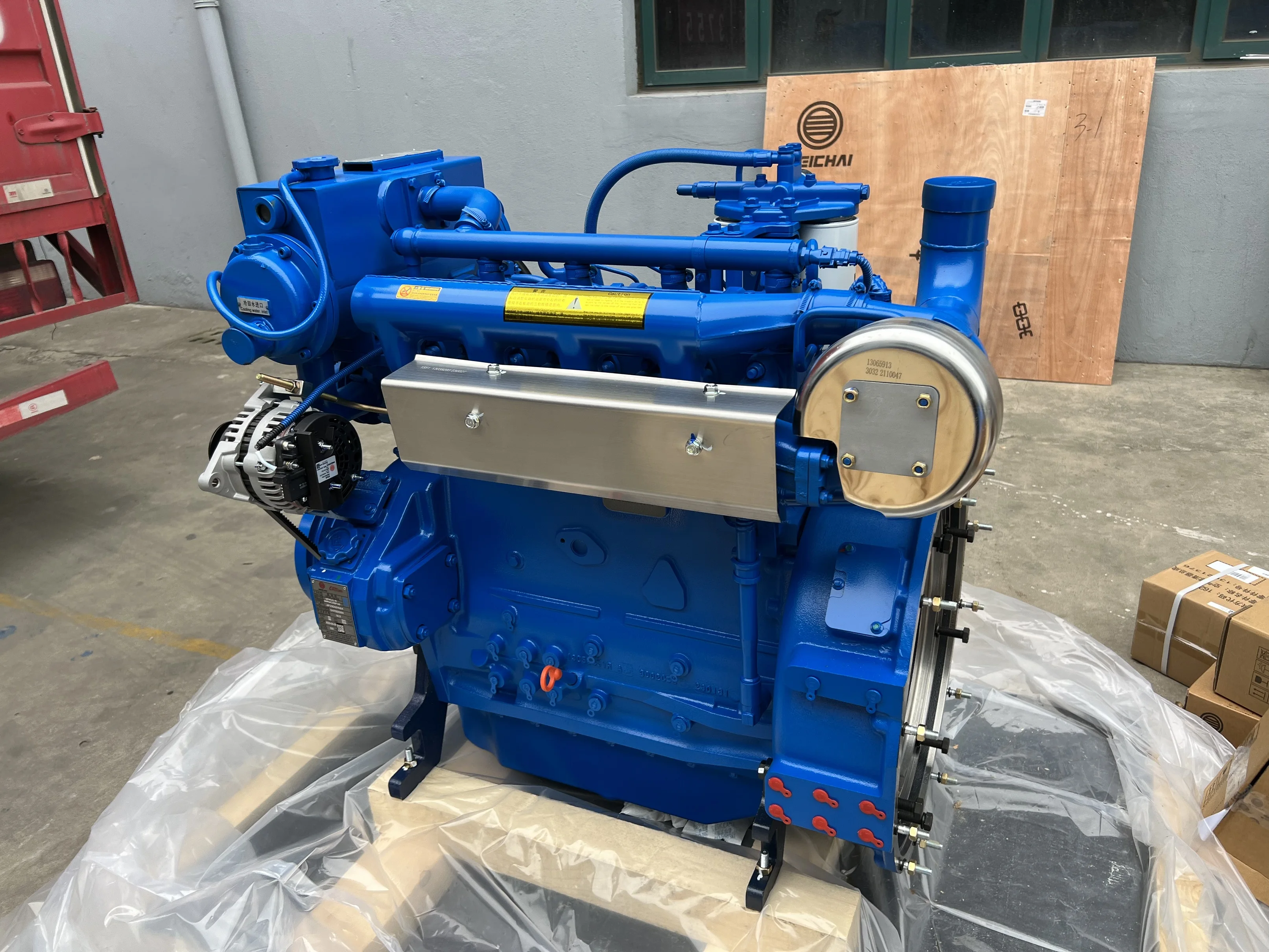 Weichai 60kw 1500rpm Wp4c Series Water Cooled Wp4c82-15 Marine Diesel ...