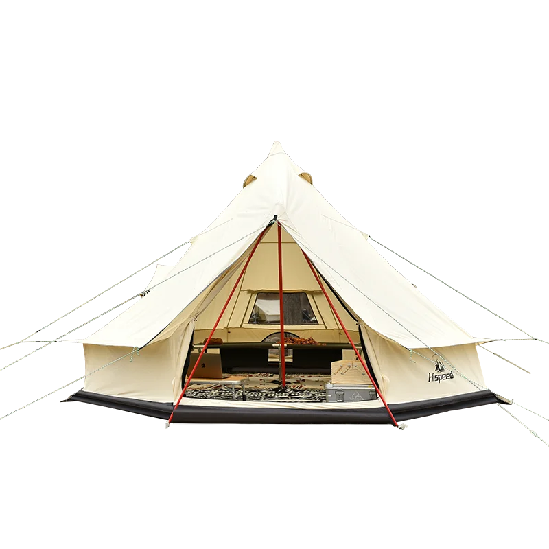 5-8 Person Outdoor Tipi Mongo Tent Pyramid-shaped Camping Tent Pyramid ...