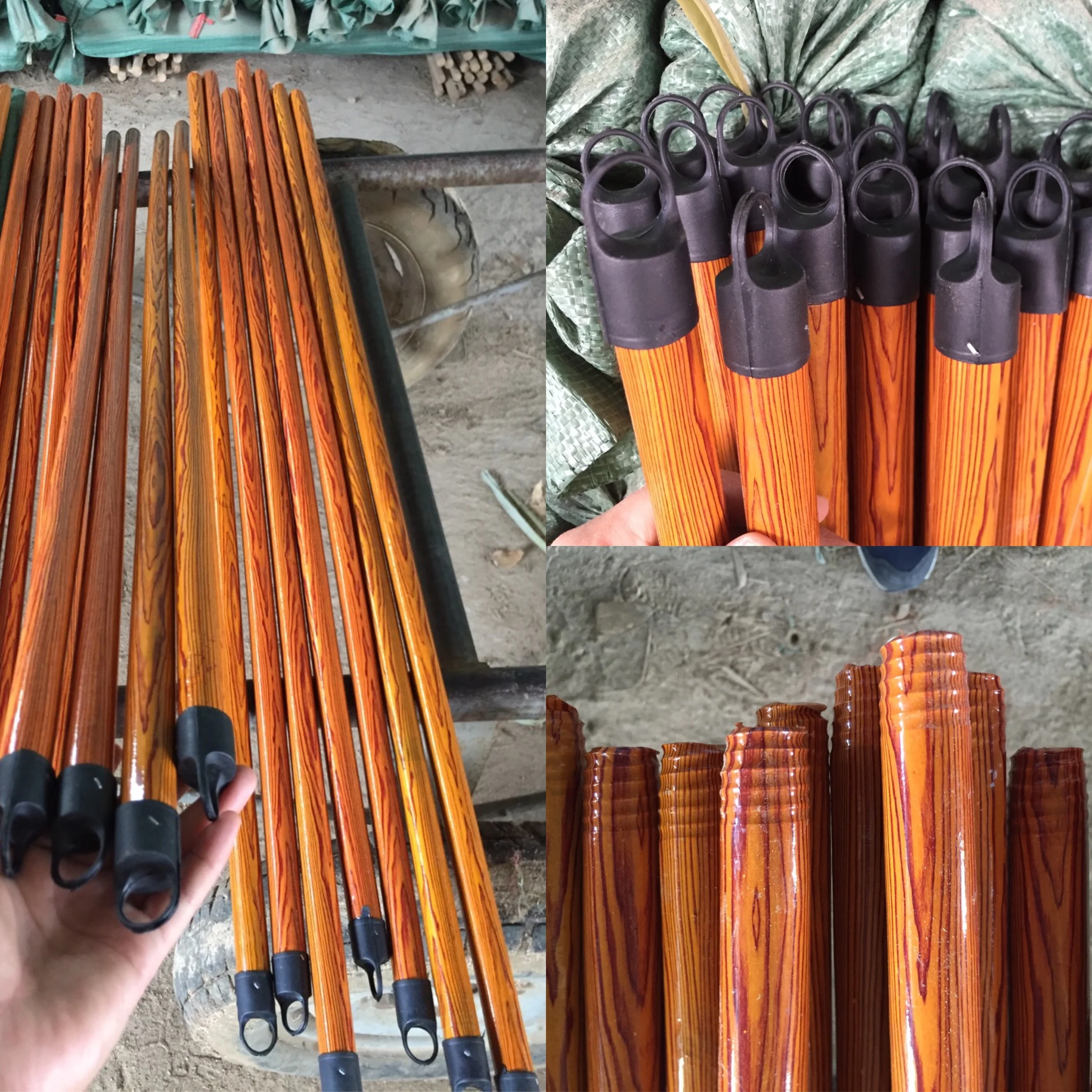 Wholesale Pvc Wooden Circular Jumbo Broom Stick Square Supplier In ...