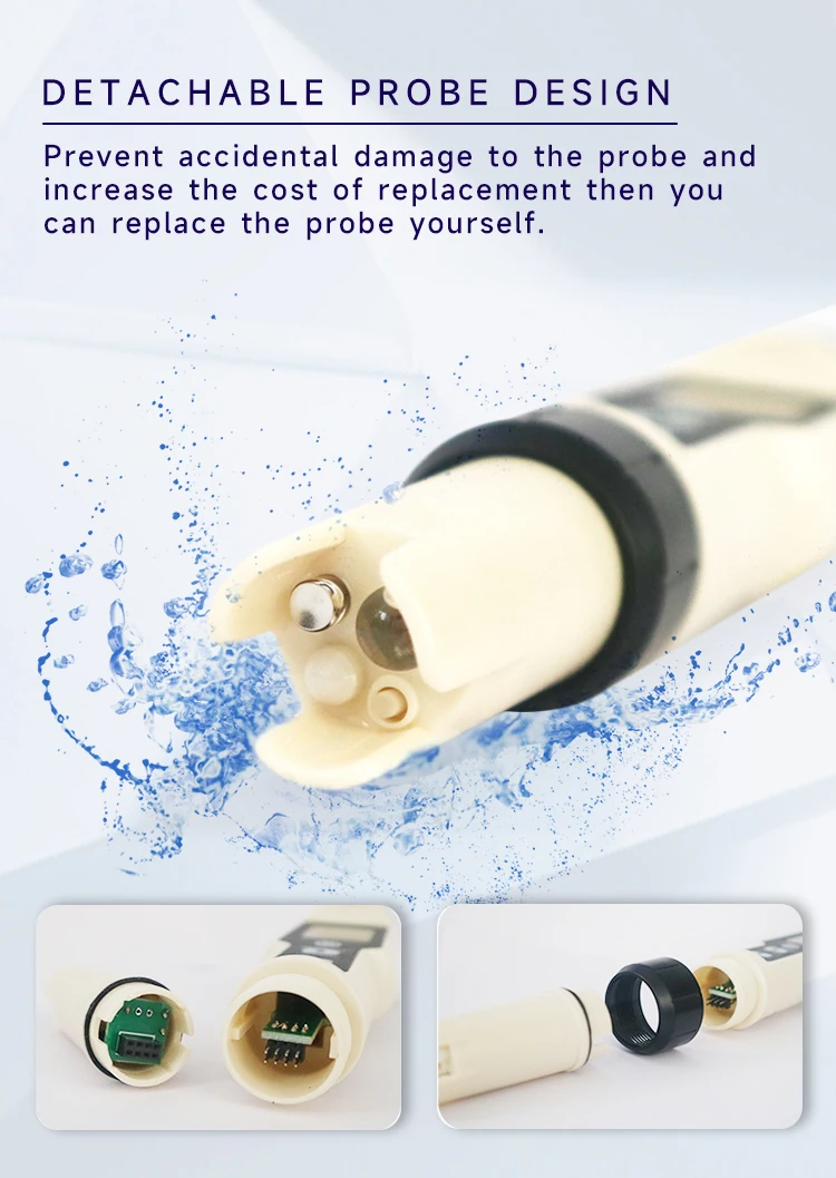 4-in-1 Digital Ph/h2/orp/temperature Water Quality Tester Ph Meter Yy ...