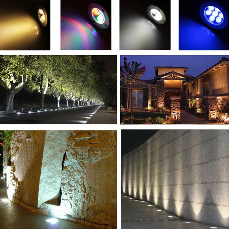 IP65 Waterproof Recessed Deck Inground Spotlight Outdoor Garden ...