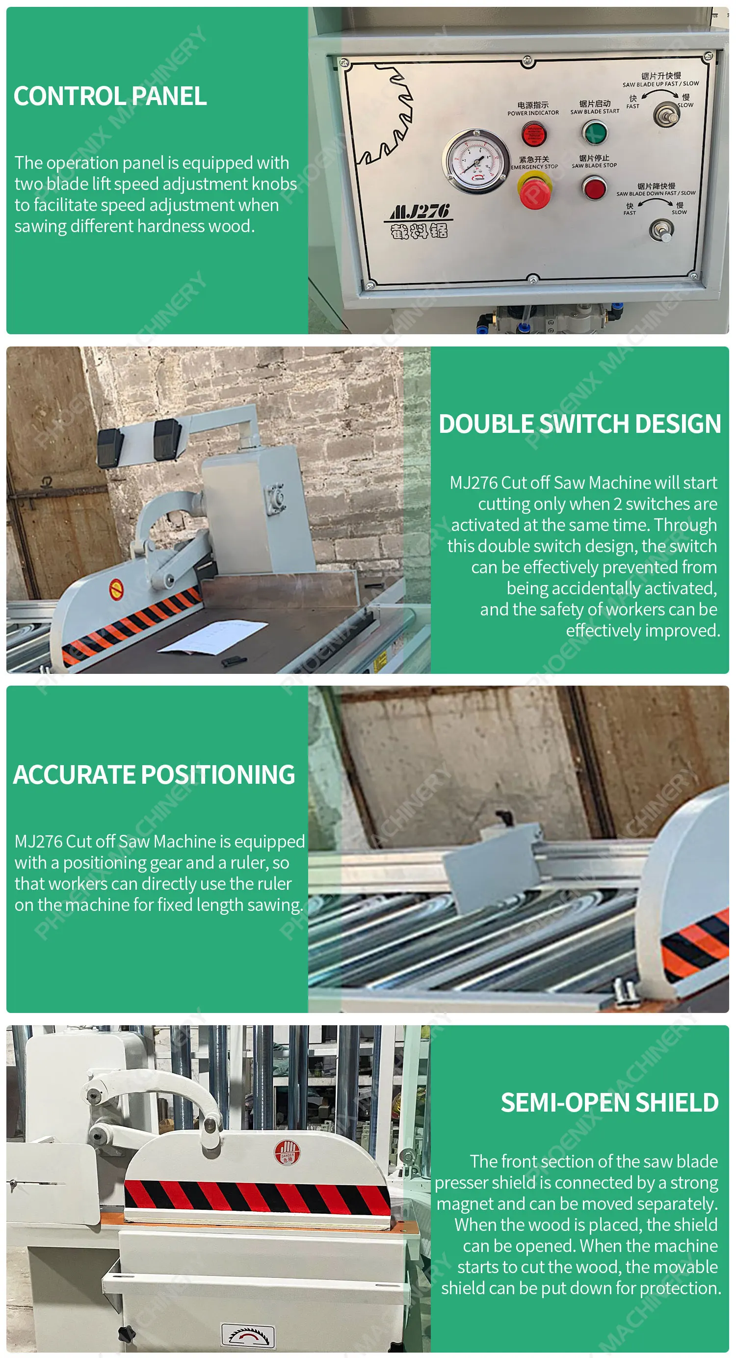 MJ276 Table Saw Timber Cutting Machine Wood Jumping Saw Machine ...