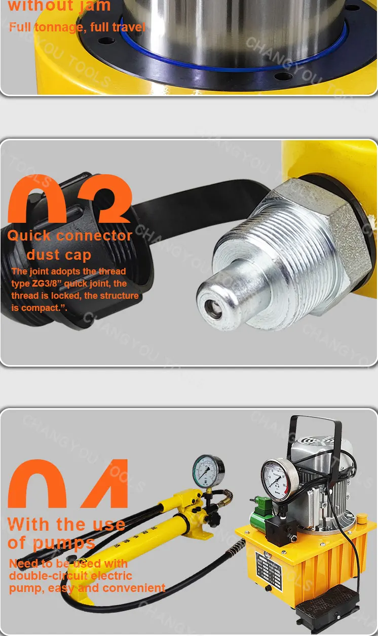 RSC-3050 30 Ton Hydraulic Lifting Jack Cylinder - ODM | Wholesale