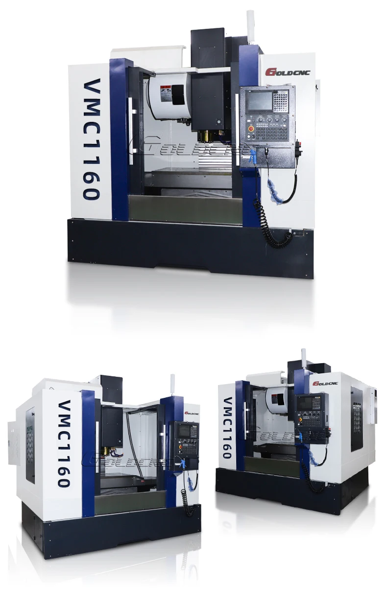 GOLDCNC Vmc1160 - Vertical CNC Machining Center with 3 Axes