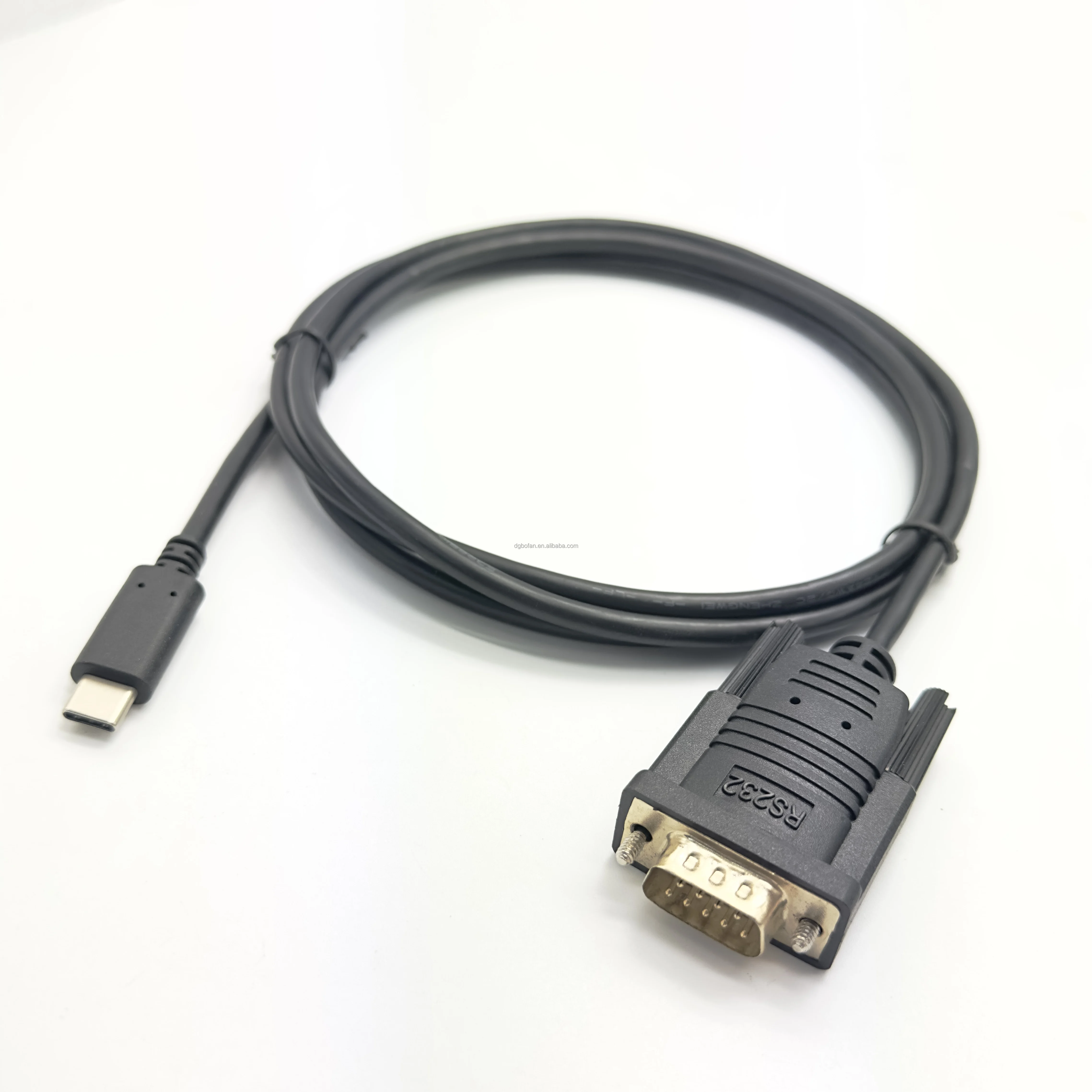 Rs232 Dp9 Pin To Type C Serial Adapter Cable For Printer Laptop No ...