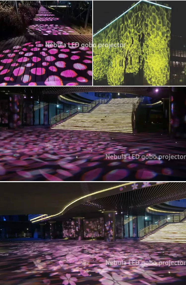 Rotating Waterproof Gobo Logo Light Projector - LED Lamp Projector for ...