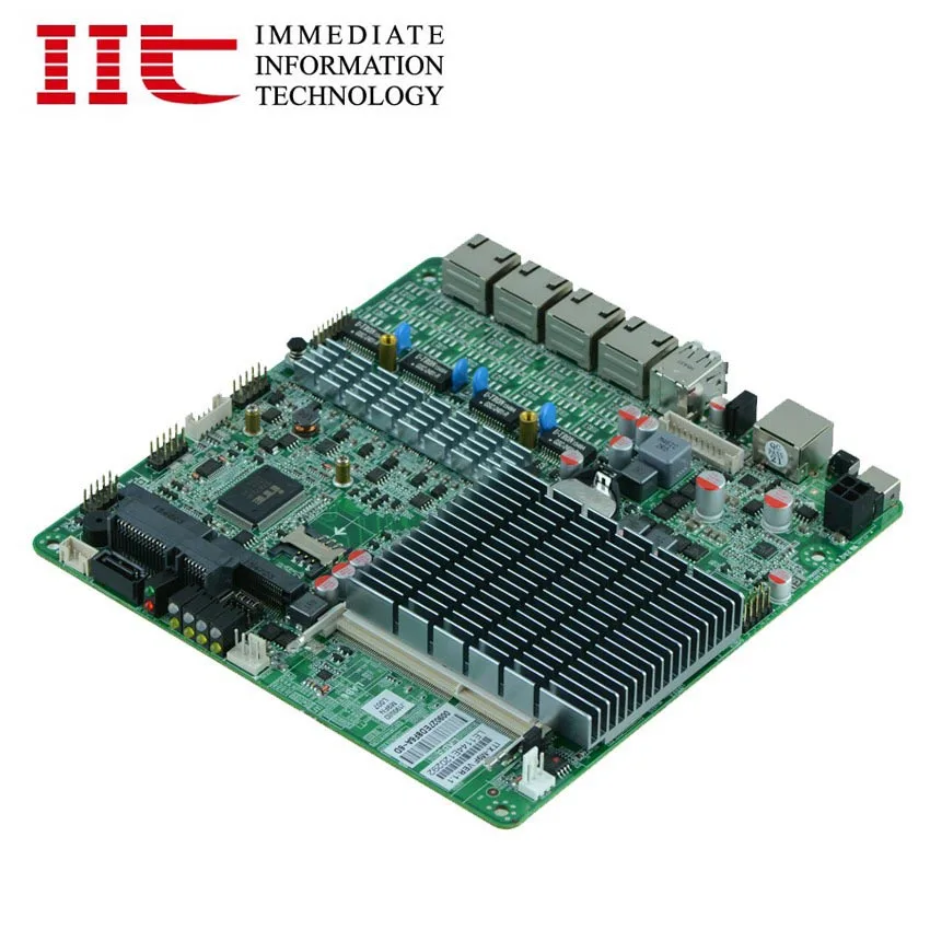 J1900 Firewall Motherboard With 4 Lan Port Run Ros Pfsense Openwrt Exsi ...