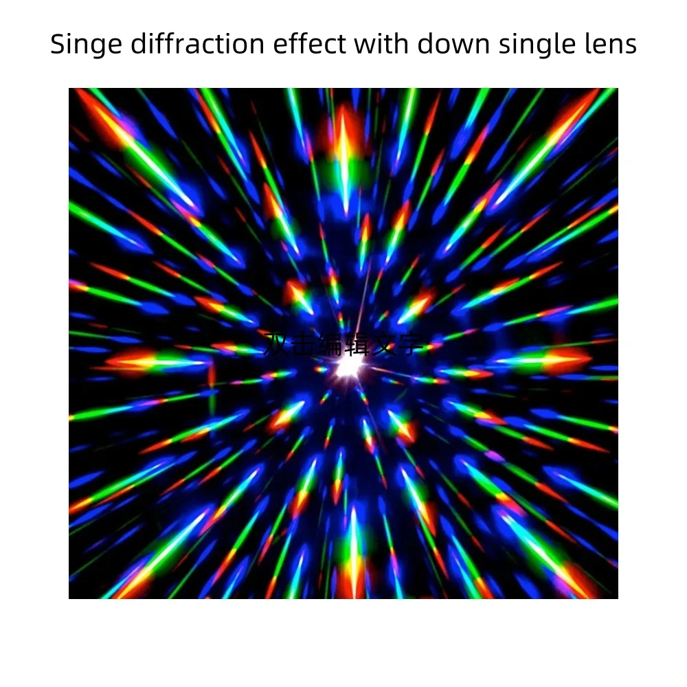 High Quality 3D Prism Rainbow Effect Flip Diffraction 3D Glasses Double ...