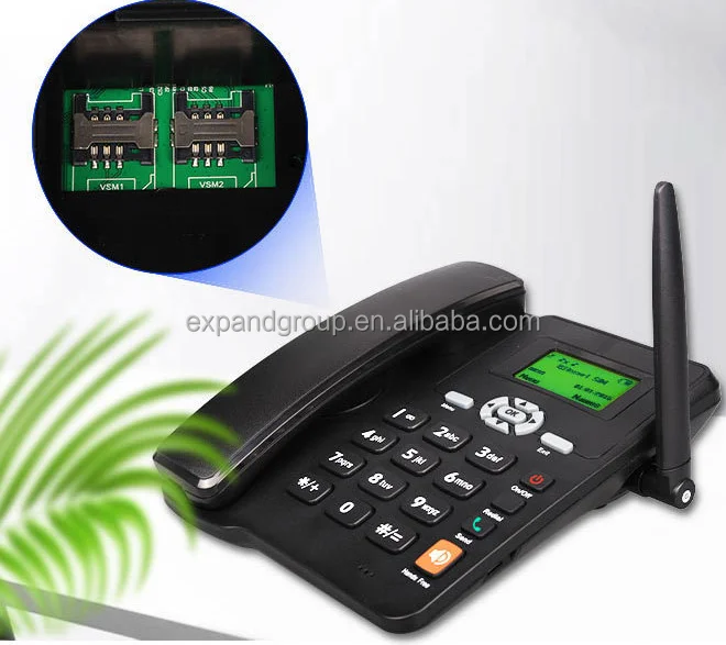 Dual SIM Gsm Fixed Wireless Phone Ets-6588 GSM Fixed Wireless desktop ...