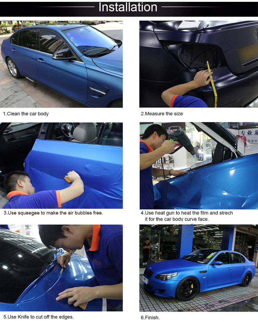 Wholesale Auto Recolor Film Ice Film Self Adhesive Matte Metal Auto ...