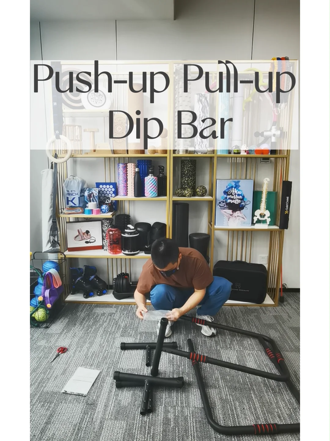 Portable Home Gym Portable Indoor Parallel Dip Bars Multifunctional ...