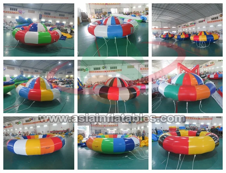 Inflatable Flying Disco Boat - Fun for Water Parks