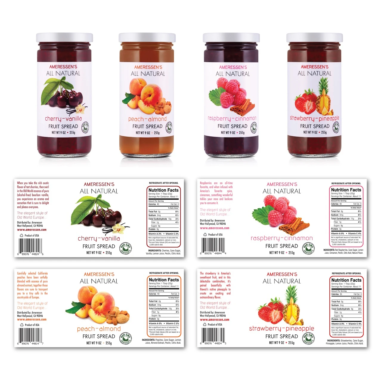 Custom Glass Spice Jar with Personalized Label & Sticker ODM
