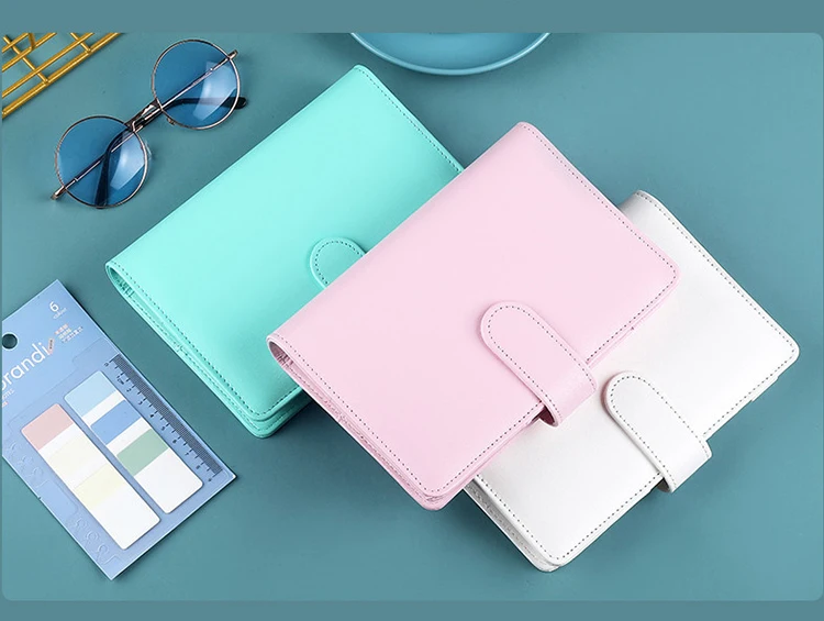 Wholesale Custom Logo Pu Leather A7 Cash Money Budget Wallet Binder ...