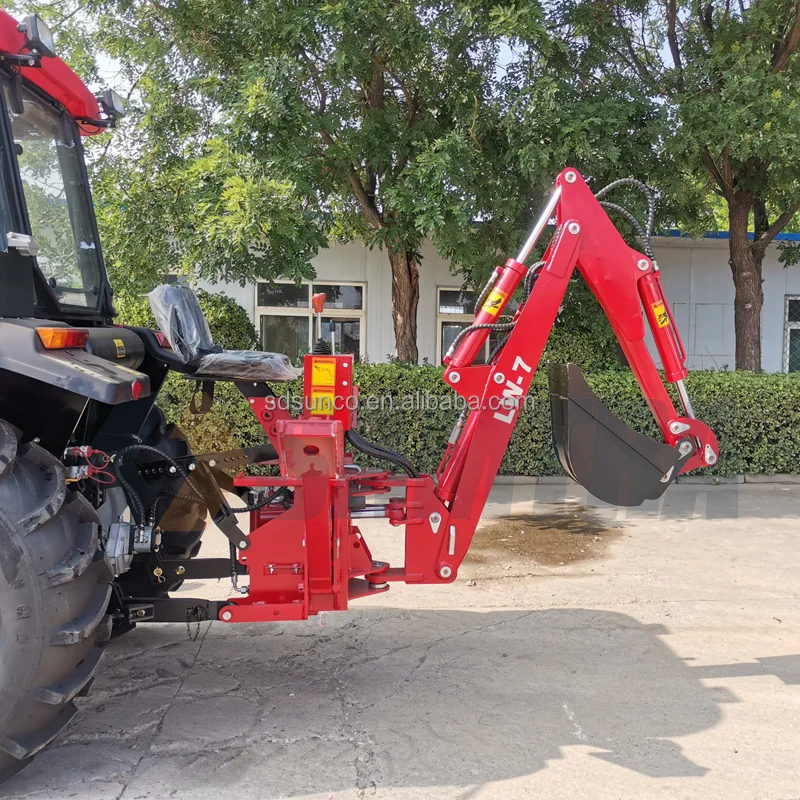 Lovol Farm Tractor 3 Point Hitch Backhoe Attachments PTO Driven ...