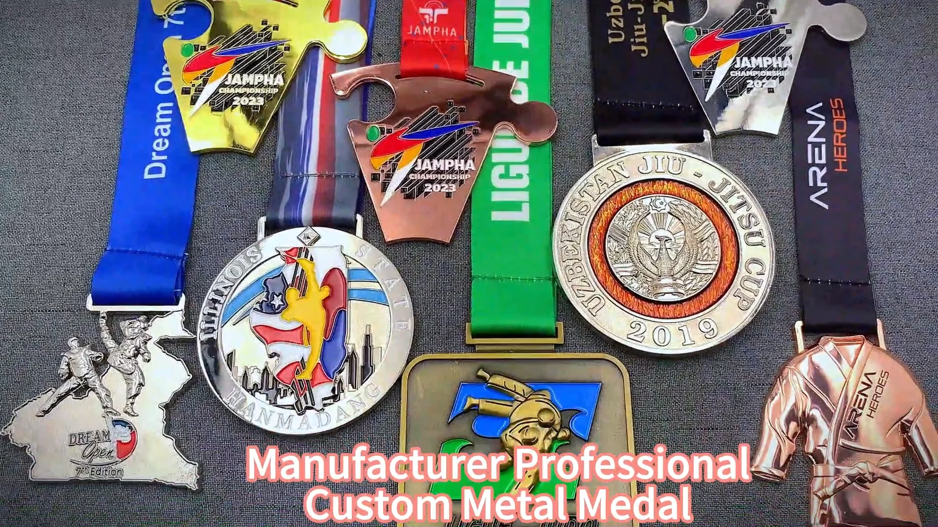 Customised Gold 5k 10k Running Swimming Football Metal Custom Marathon ...