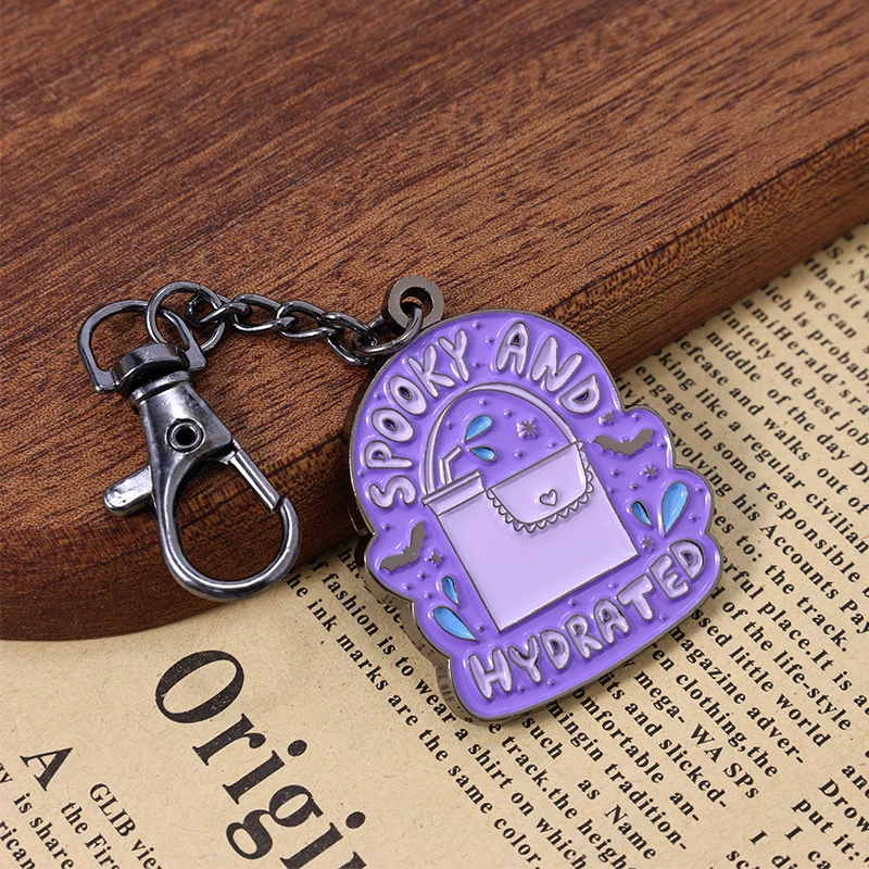 Custom Company Logo Letter Enamel Keyring Design Metal Keychain,Custom ...