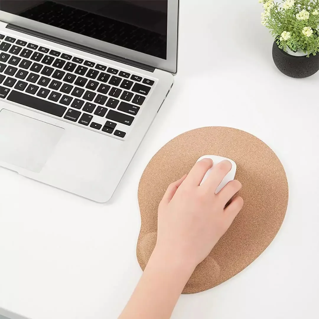 Hot Selling Office Home Computer Mouse Pad Eco Friendly Cork Wrist ...