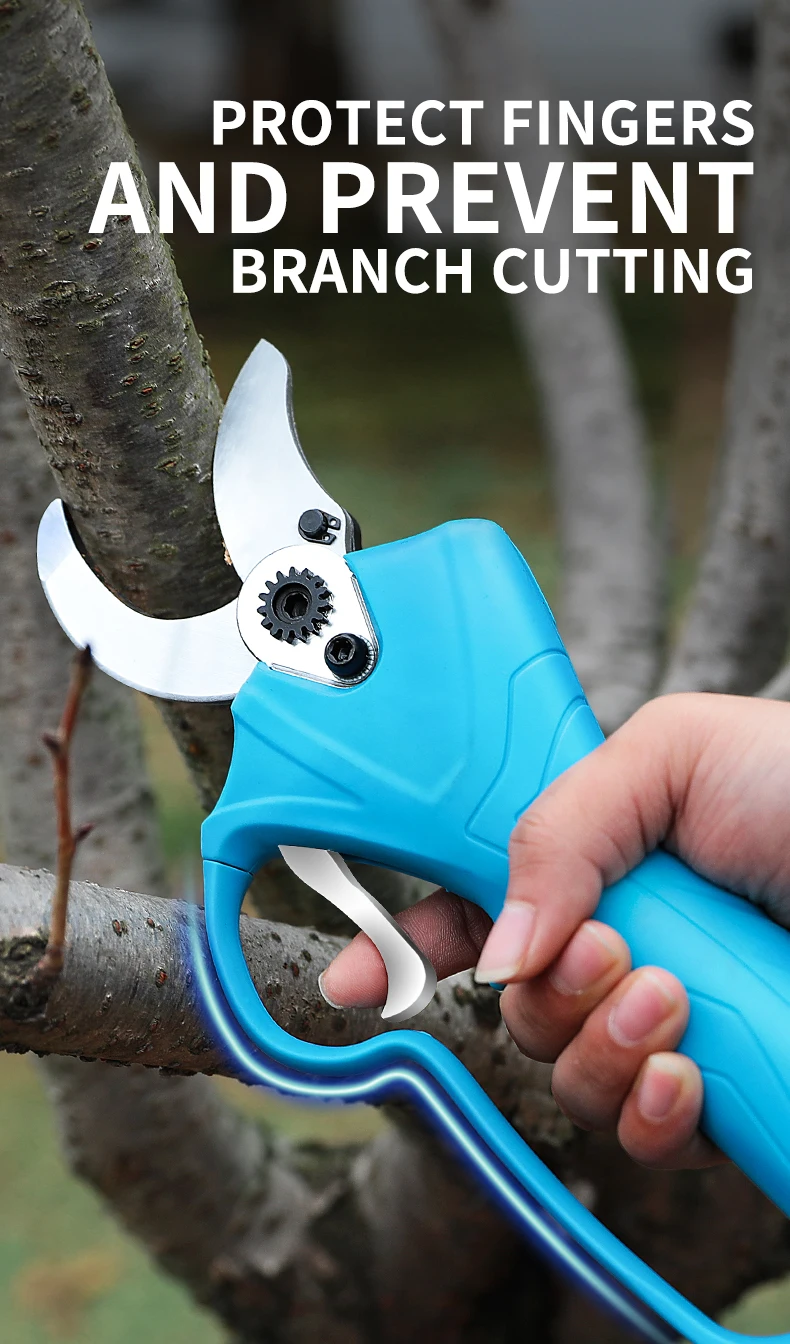 Lithium Battery Cordless Scissors Electric Pruner Shear Electric Tree ...