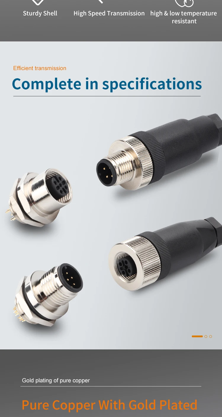 M8 M12 M16 M23 Coding Servo Motor Waterproof Ip67 Screw Locking Type ...