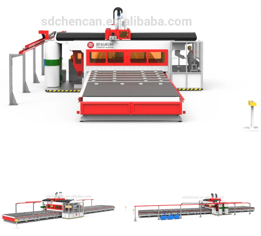 High-performance CNC Router for SIP SIPS Panels Cutting