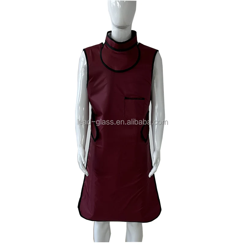 Adult Xray Protective Lead Apron with High Collar for X-ray Radiation ...