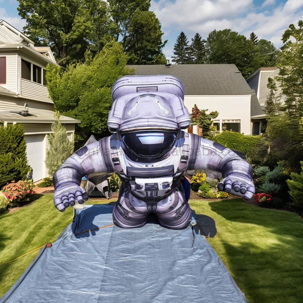 Customizable 5.5-Meter Tall Kneeling Astronaut Inflatable Advertising ...