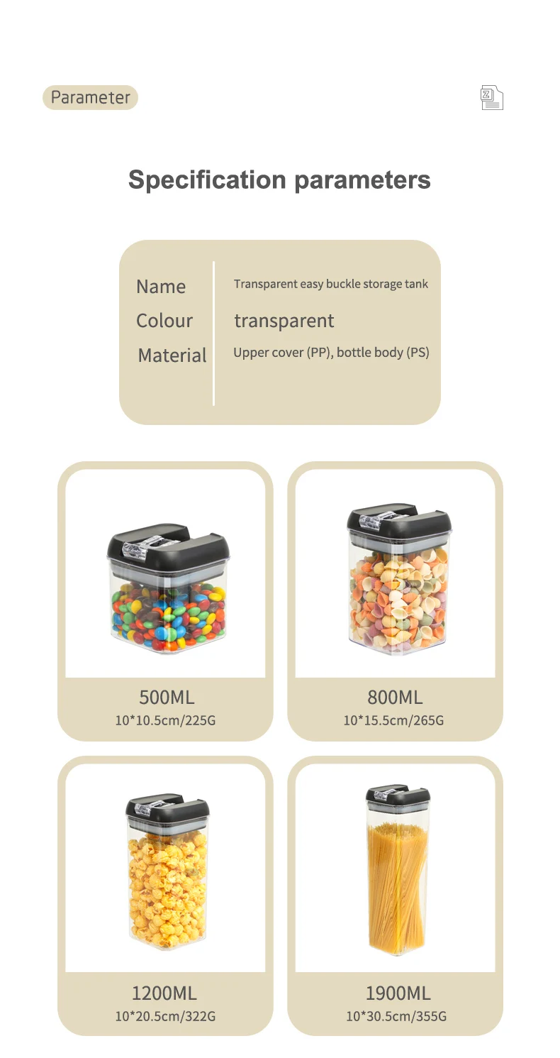 Best Selling High Quality Food Storage Containers by Zhenhong