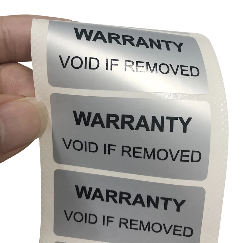 Custom Holographic Security Void Sticker Warranty Void Anti-Fake Labels ...
