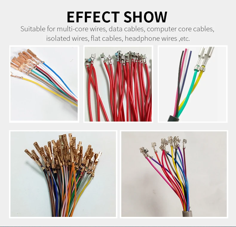 Multi-core Sheath Cable Wire Stripping Terminal Crimping Machine Semi ...