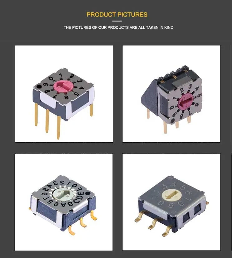 Rotary Dip Switch Waterproof Circuit Breaker 7x7 Series Coding Switch ...