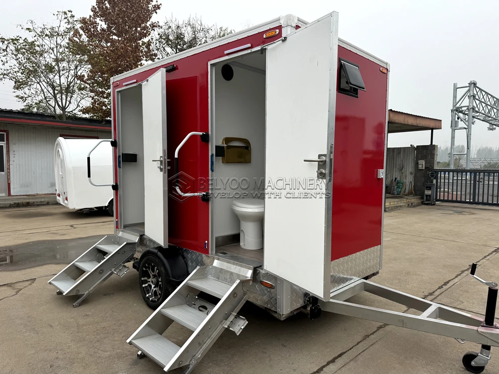 Luxury Mobile VIP Portable Toilet Trailer for Comfort Elegant Interior ...
