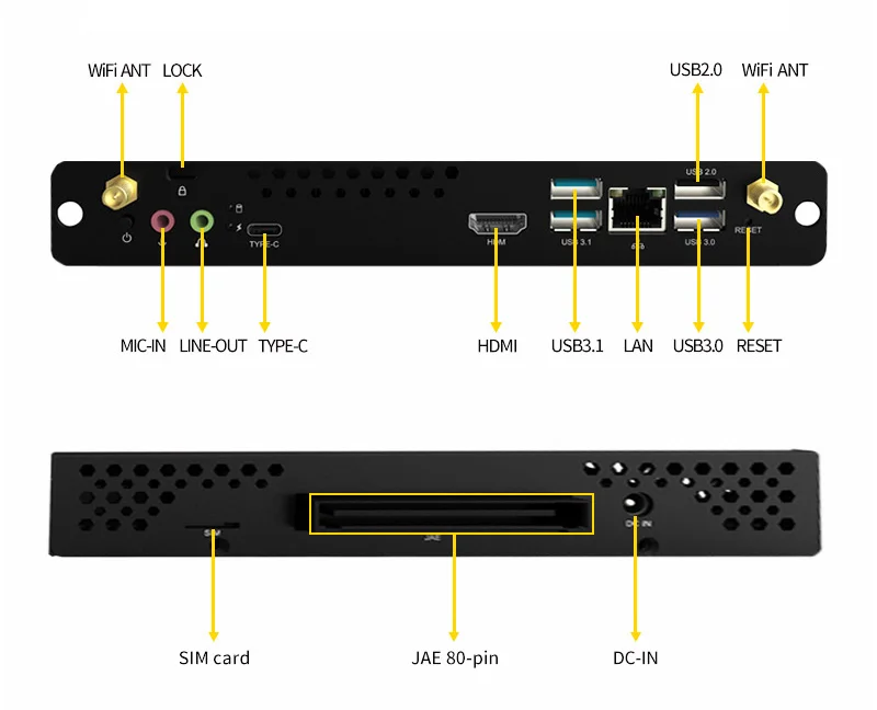 JWIPC OPS Interactive Whiteboard Digital Signage Mini PC