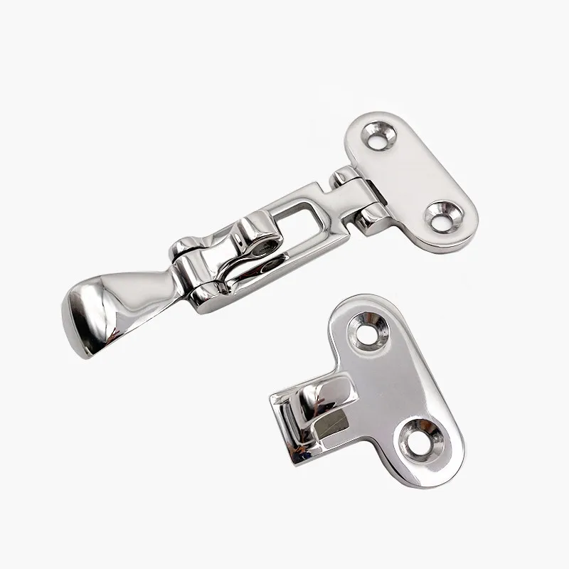 110*50mm Stainless Steel 316 Mirror Polished Hatch Door Hasp for Boat ...