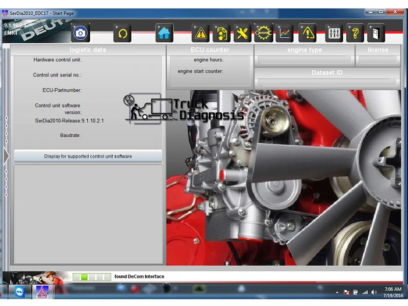 Diagnostic Tool For Deutz Engine Deutz Decom Serdia2010 For Deutz ...