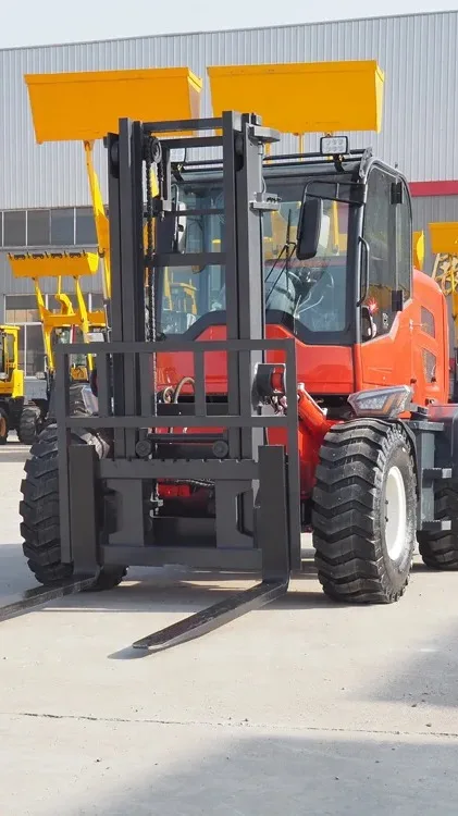 4 Wheel Drive Hyd All Terrain Forklift 4x4 3 Ton 2 Ton 3.5ton 5ton All Rough Terrain All Terrain ...