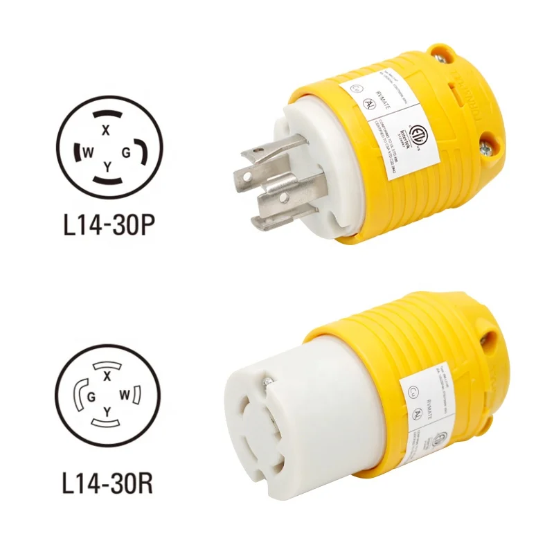 30a 125v Nema L14-30r Twist Lock Male Plug Replacement Male Plug - Buy ...