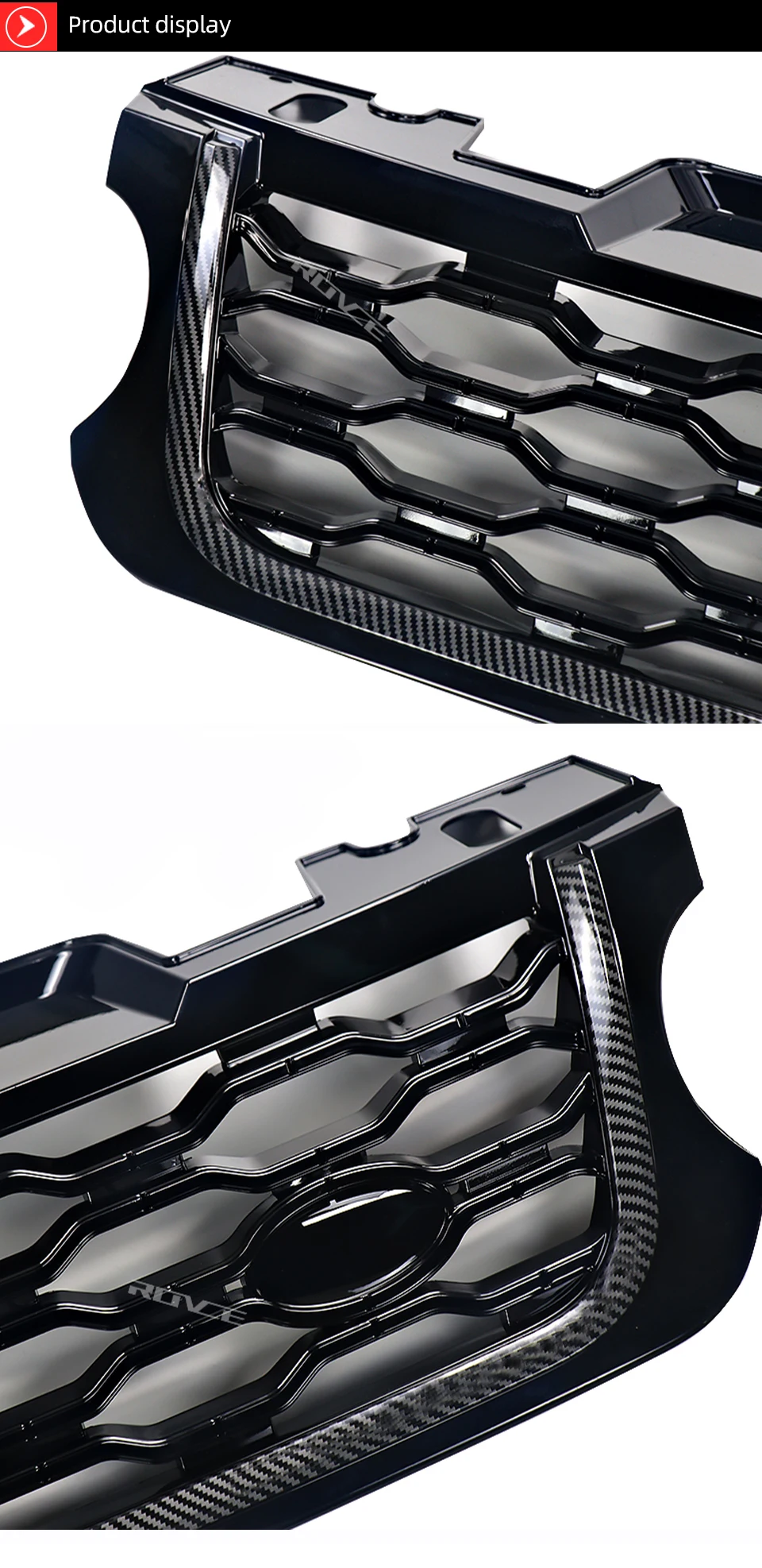 Front Bumper Grille For Land Rover Range Rover Sport 2014-2017 Car ...