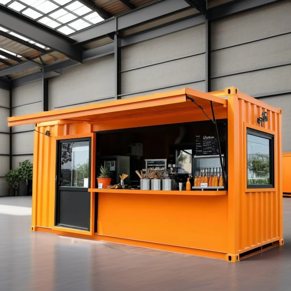 10ft Fast Food Mini Mobile Container Coffee Bar House