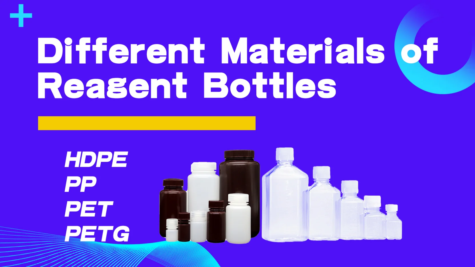 Laboratory Clear Sterile Reagent Bottles 500ml Chemical Hdpe Pp 500ml ...