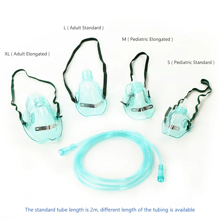 Medical Respiratory Oxygen Inhaler Disposable Oxygen Face Mask Simple Oxygen Mask| Alibaba.com