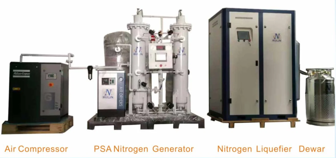 Small Liquid Nitrogen Generator - High Purity 99.999%