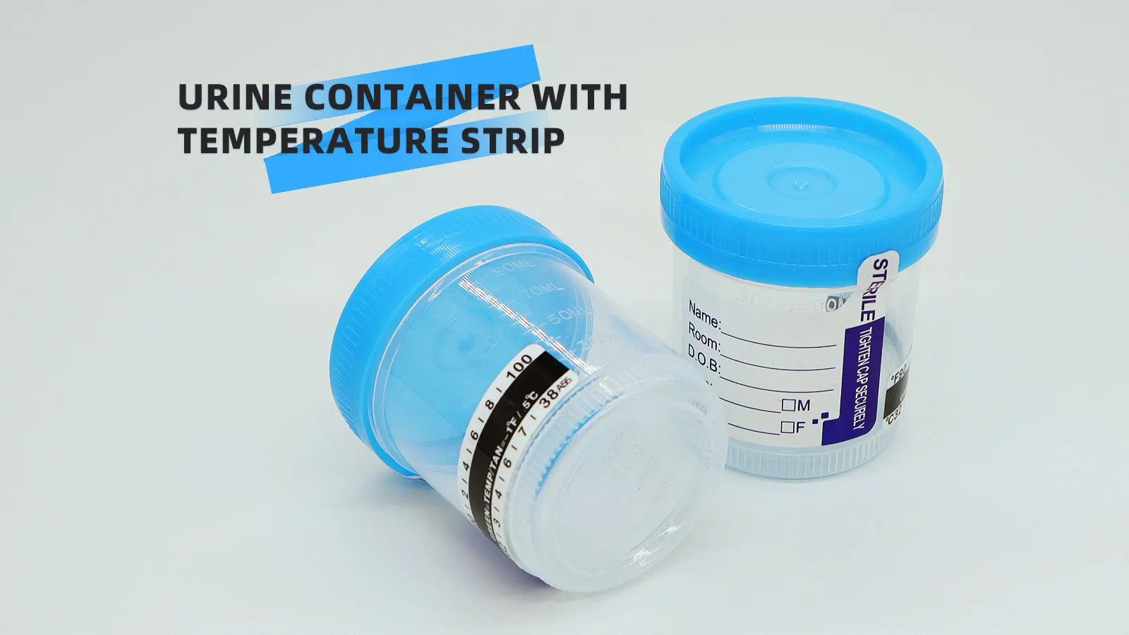 Trummed 95kpa Compliant Specimen Container 90ml Sterile Urine Cup With ...