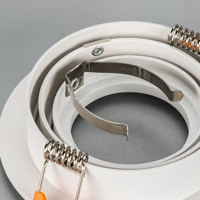 Embedded Gu10 Round Spotlight Housing Spotlight Bracket Downlight Frame ...