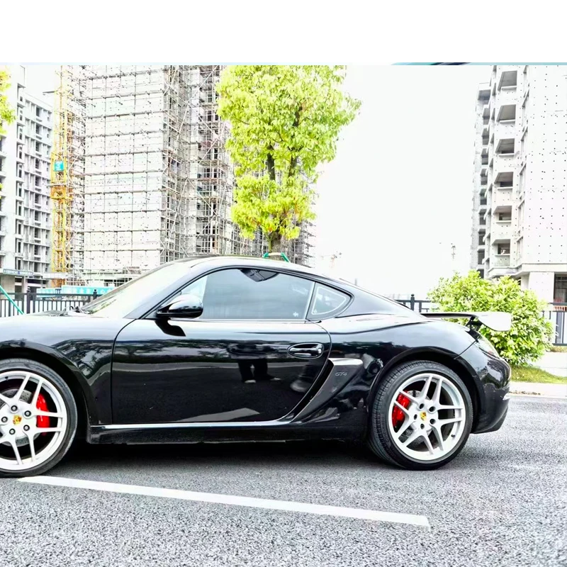 For 09-12 Porsche 987.2 Cayman Boxster Carbon Fiber Side Vent Spoiler ...