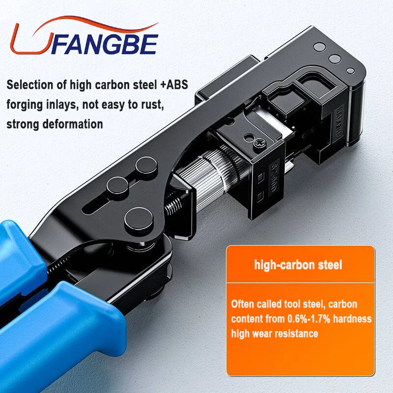 Network Cable Module Crimping Tool Rj45 Keystone Connectors Jacks Punch ...