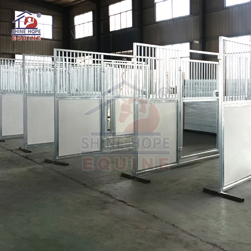 Portable 12 Foot Horse Stalls - Movable Steel Horse Stables for Farms ...