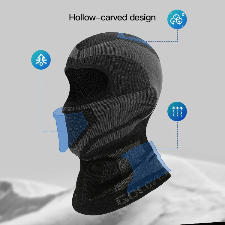 GOLOVEJOY DTJ20 Fleece Balaclava - Windproof Neck Gaiter for Cycling ...